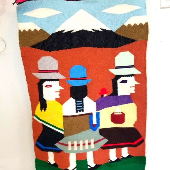 Wall Decor | Vintage Peruvian Woven Tapestry 19x32 | Poshmark